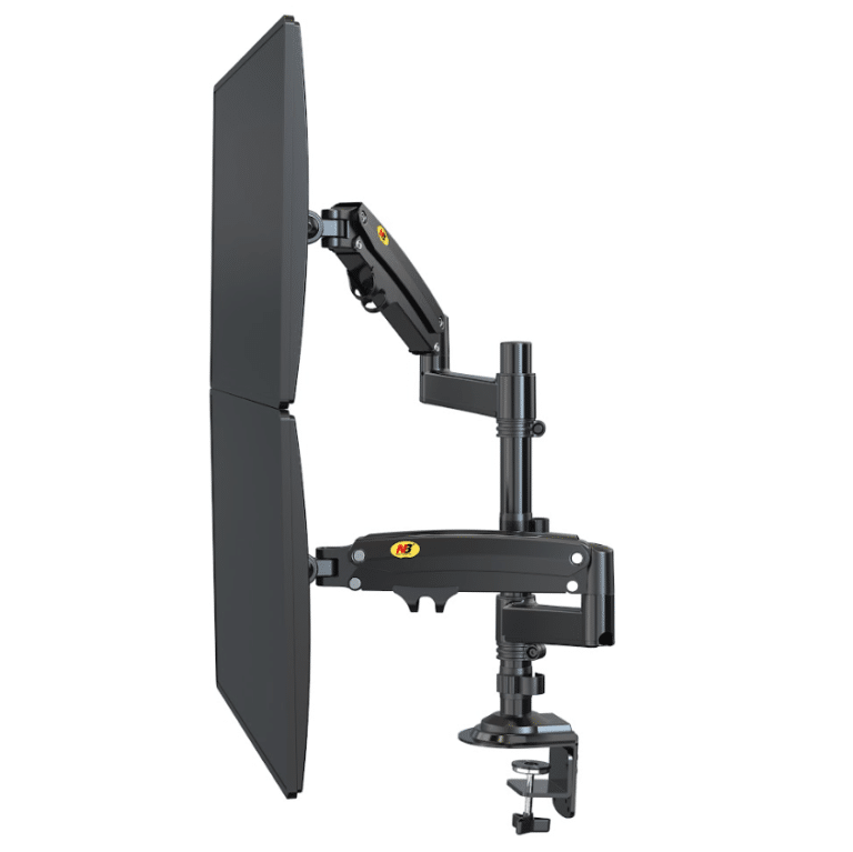 Dual Monitor Swivel Desk Mount For 17"-27" Screens (H180) V2 - North Bayou